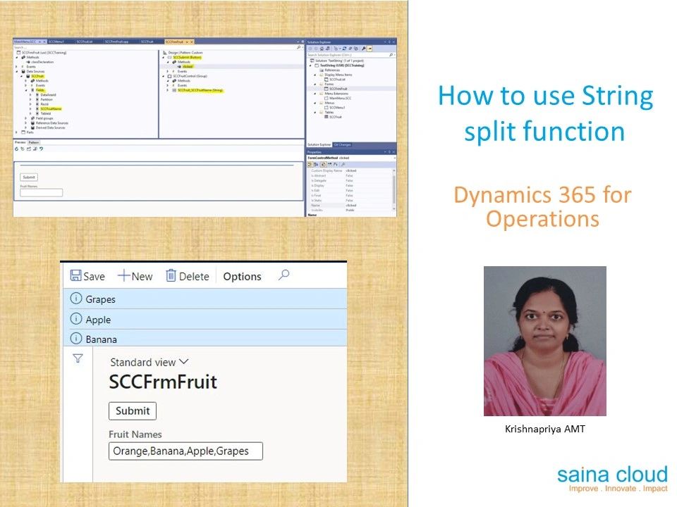 How To Use String Split Function In Dynamics 365 For Operations
